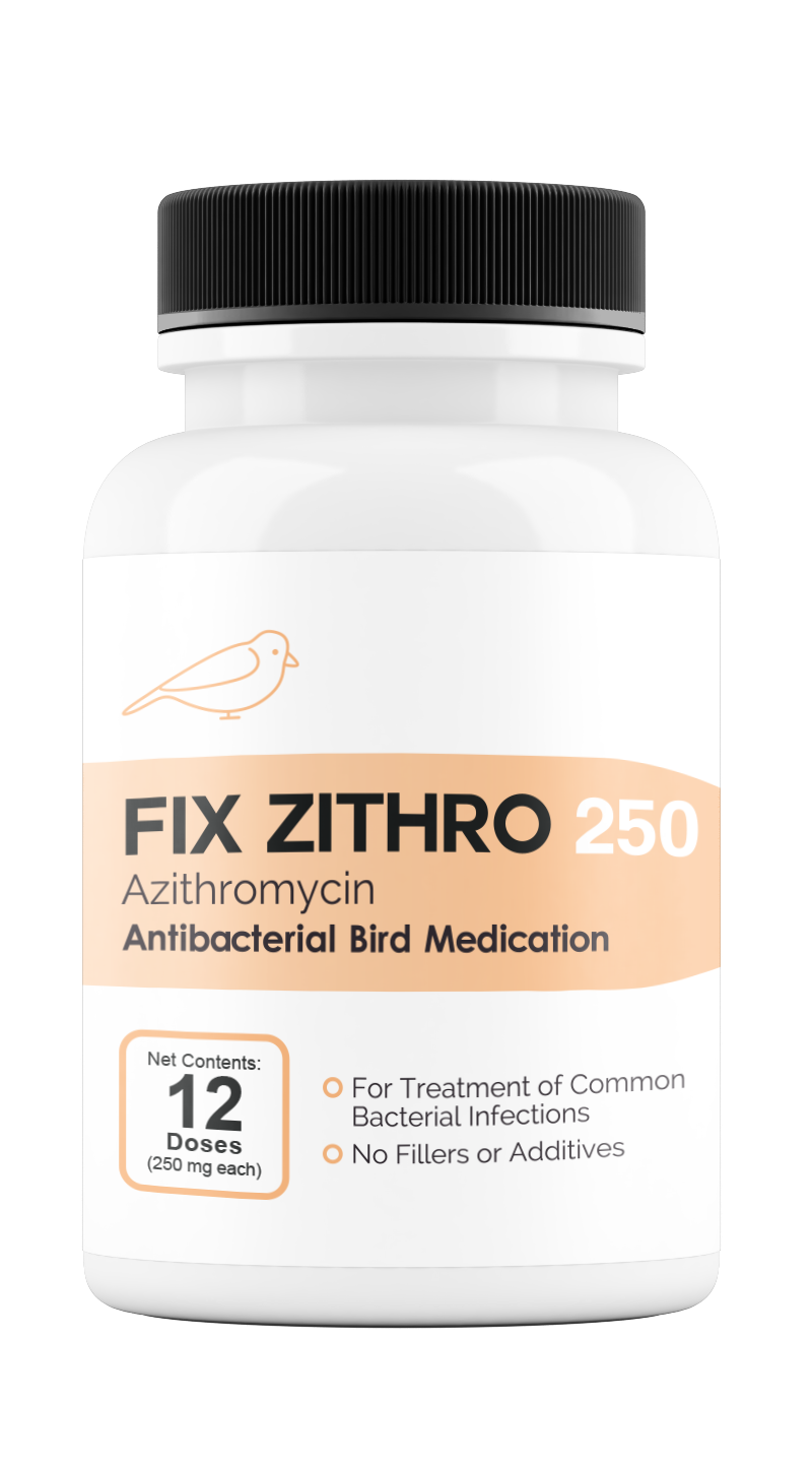 Fix Zithro 250mg (Azithromycin) 12 Count for Birds – Fish Meds Direct